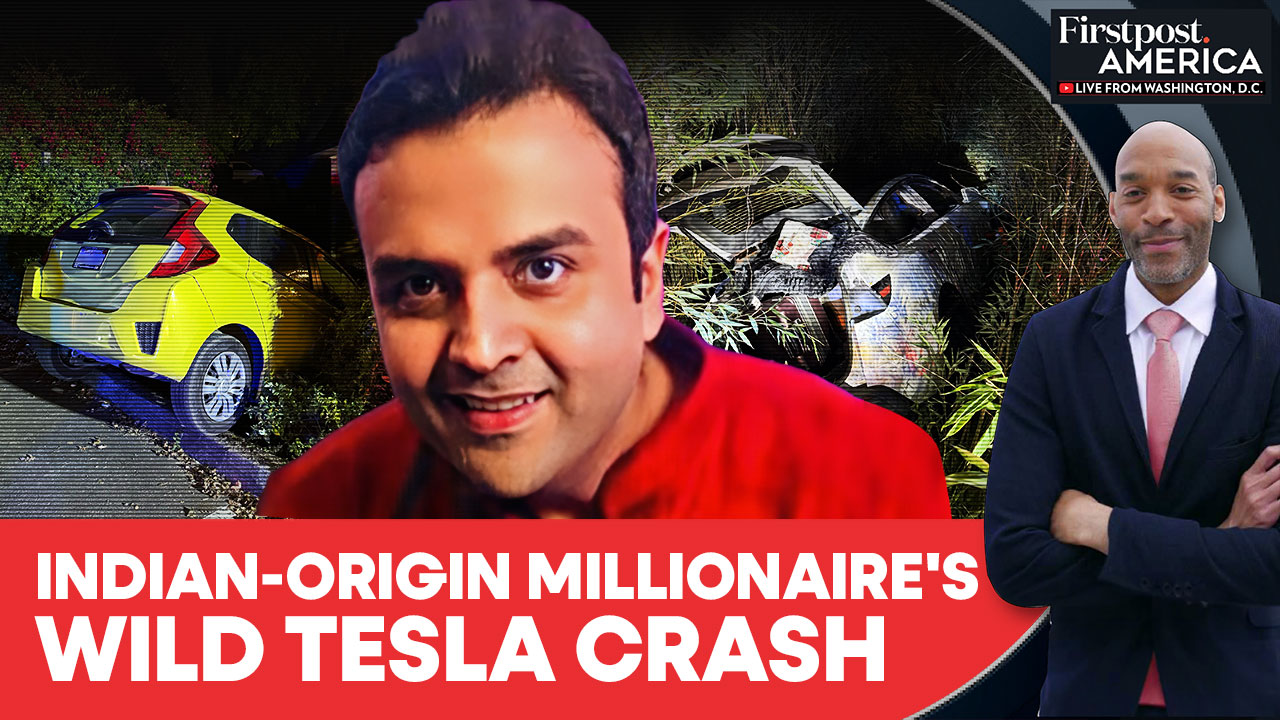 Indian-Origin Millionaire Crashes Tesla After Alleged Fire Attempt at ...