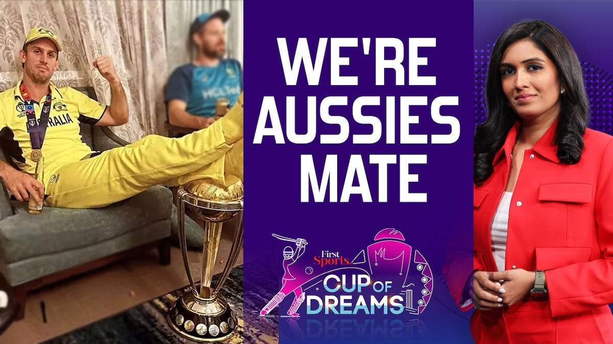 Mitch Marsh’s Feet On ICC World Cup Trophy Sparks Row | First Sports ...