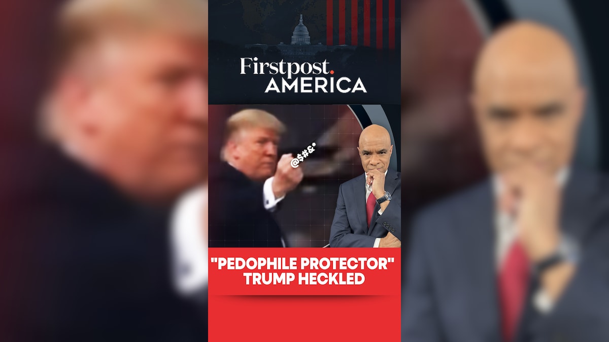 "Pedophile Protector": Trump Heckled | Firstpost America