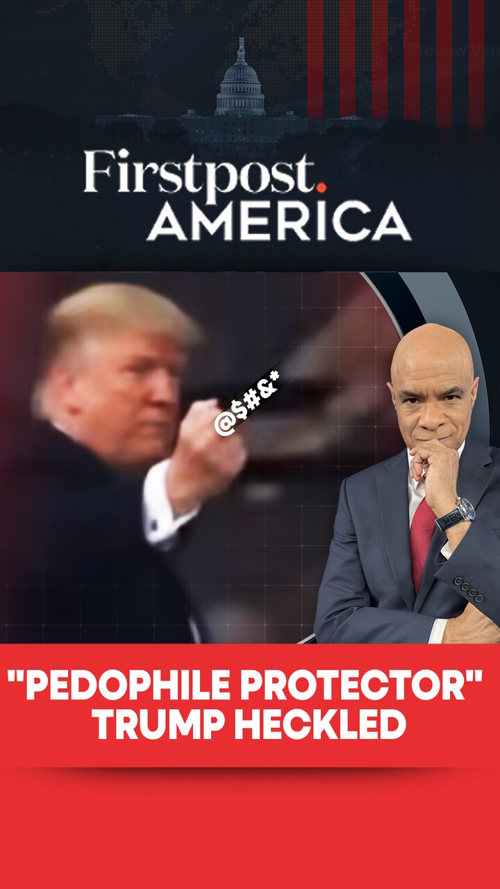 "Pedophile Protector": Trump Heckled | Firstpost America