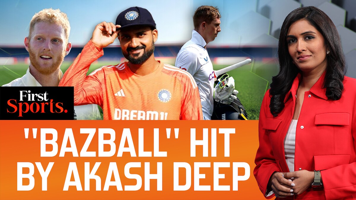 IND V ENG 4th Test: "Bazball" Clueless Against Debutant Akash Deep