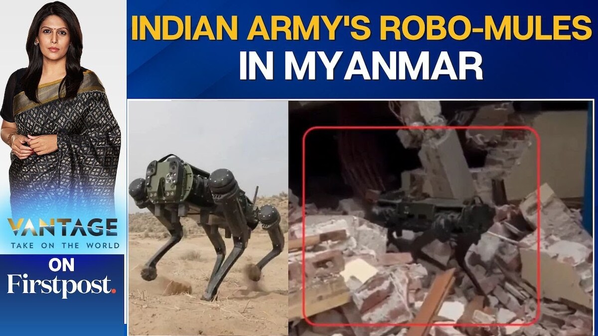 Indian Army Uses Robotic Mules for Rescue Ops in Quake-hit Myanmar ...
