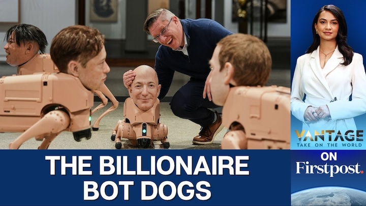 Robot Dogs With Musk, Bezos And Zuckerberg-Inspired Heads Roam In ...