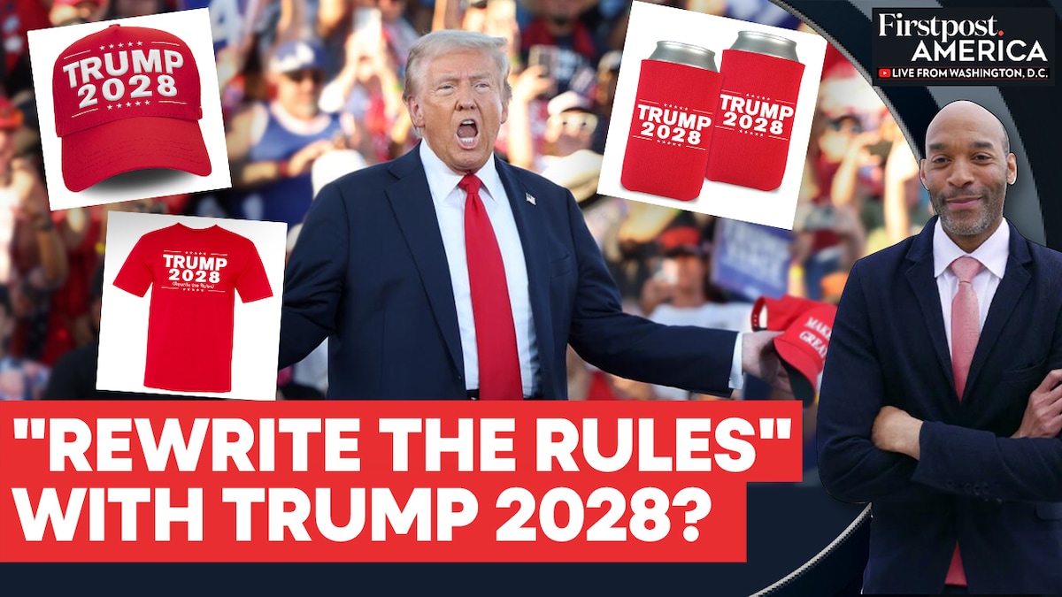 Donald Trump Teases 2028 Run with Bold Merch and Big Hints | Firstpost ...