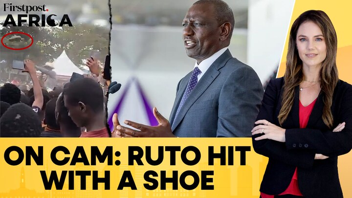 Watch: Shoe Hurled At Kenya President William Ruto During Public Rally ...
