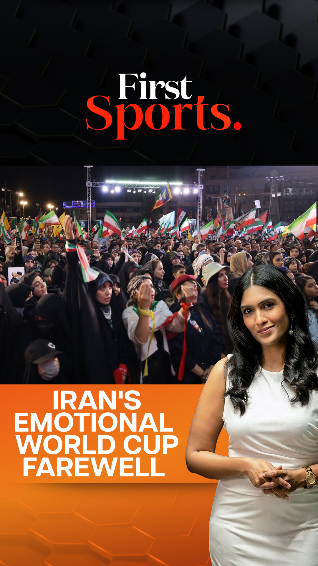 Iranians Rally To Send Off Football Team For World Cup | First Sports ...