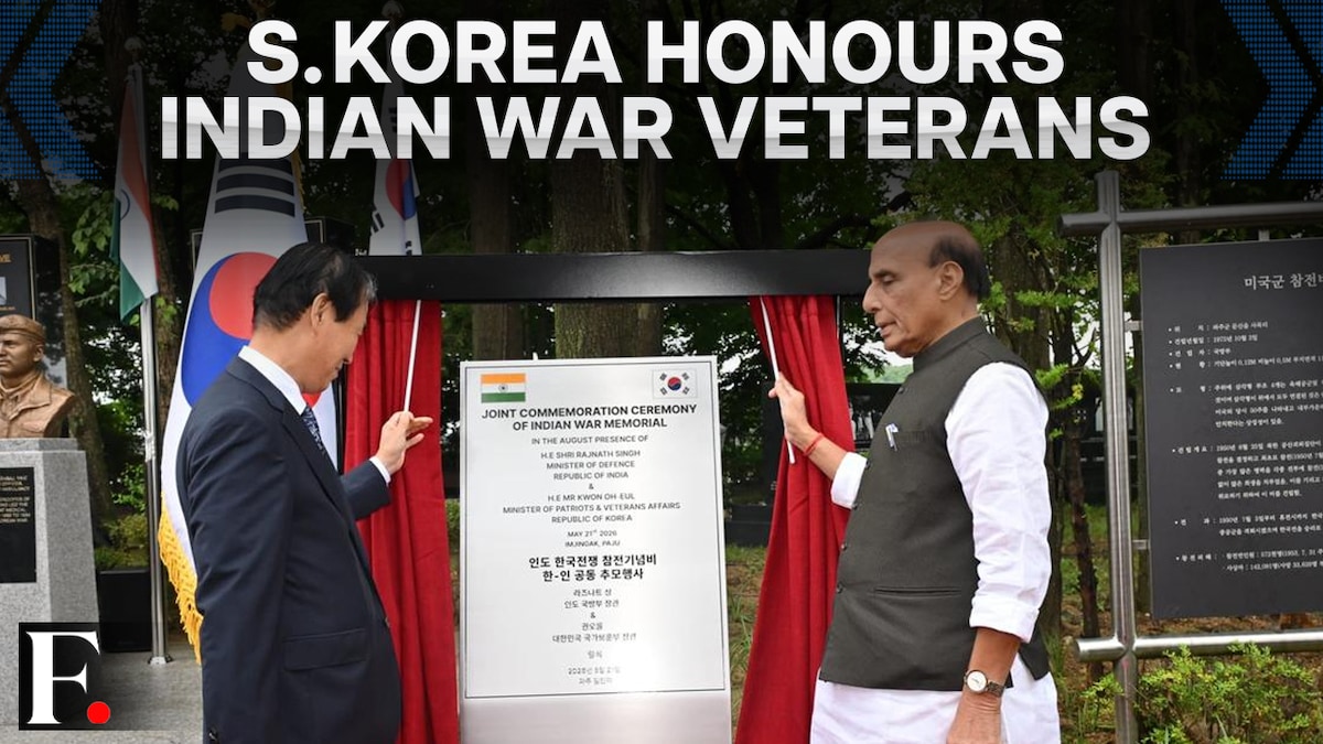 South Korea: Rajnath Singh Inaugurates Indian War Memorial in Paju | FP ...