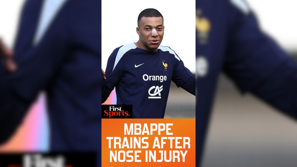 Kylian Mbappe Returns To Training After Nose Injury