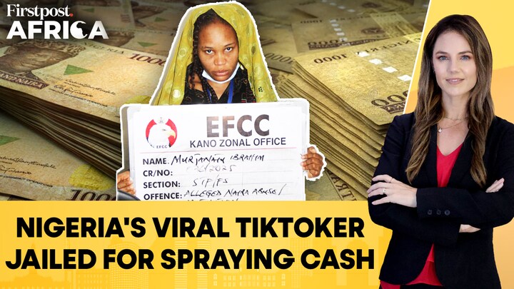 Nigeria's Viral Tiktoker Jailed for Spraying Cash | Firstpost Africa