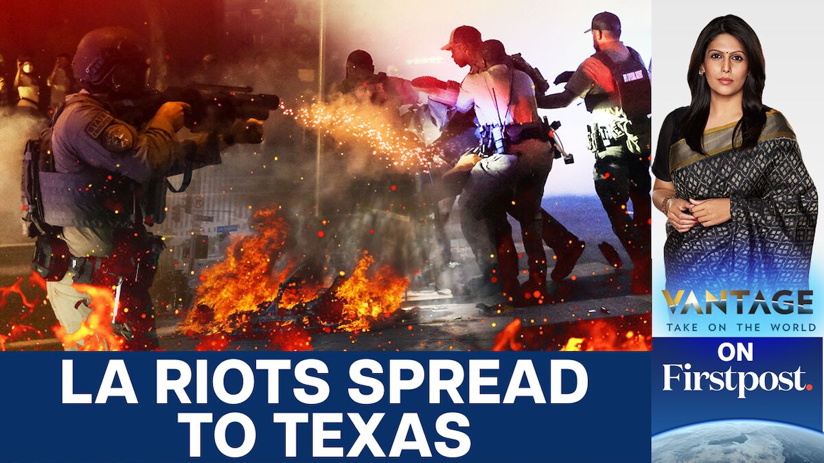 Trump Deploys 700+ Marines to Contain Los Angeles Riots | Vantage With ...