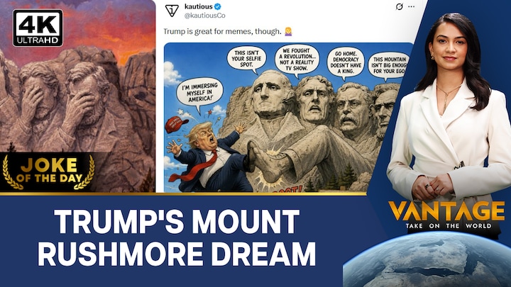 Donald Trump Gives Himself a Spot on Mount Rushmore | Vantage on Firstpost