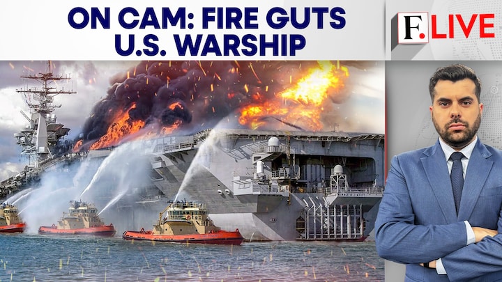 Inside USS Gerald R Ford: New Visuals Reveal Fire Damage on US ...