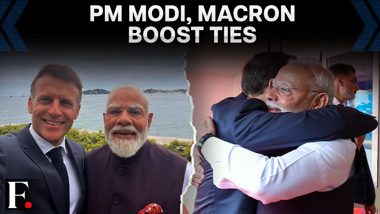 PM Modi Meets Macron in France, Meeting With Trump Also on Cards | FP Video