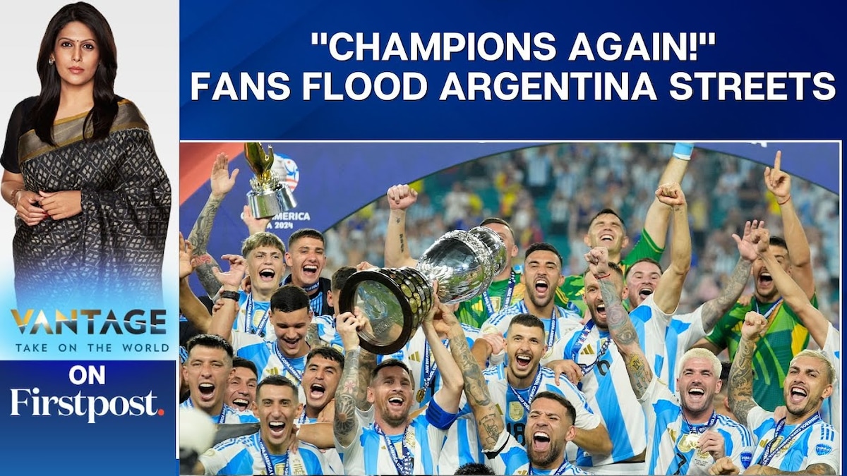 Celebrations on the Streets of Argentina After Copa Victory