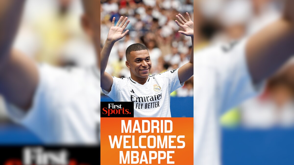 Real Madrid Unveil Kylian Mbappe In Packed Bernabeu