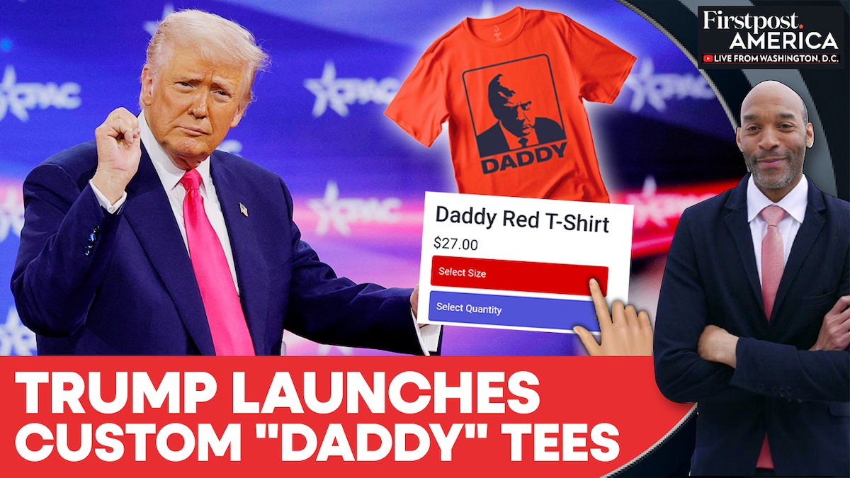 "Daddy's Home": Trump Turns NATO Moment into Viral Merch | Firstpost ...