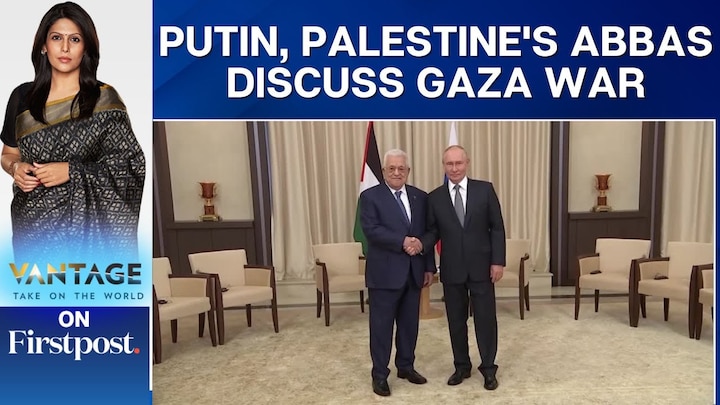 Putin Hosts Palestinian President Abbas for Talks on the War in Gaza