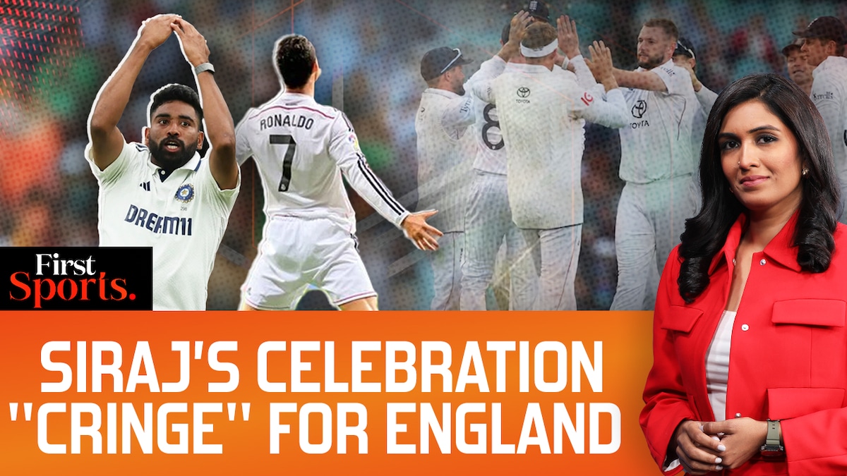 England Fans Call Siraj’s Ronaldo Celebration "Cringe" | First Sports ...