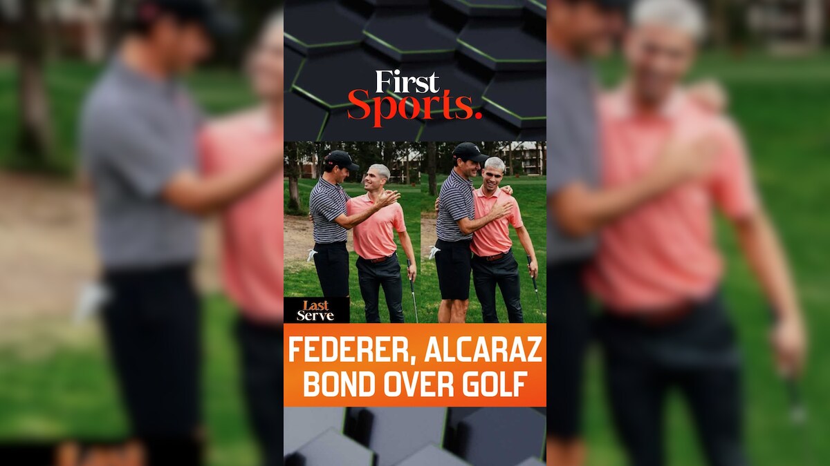 Watch: Federer, Alcaraz Play Golf Before The Laver Cup | First Sports