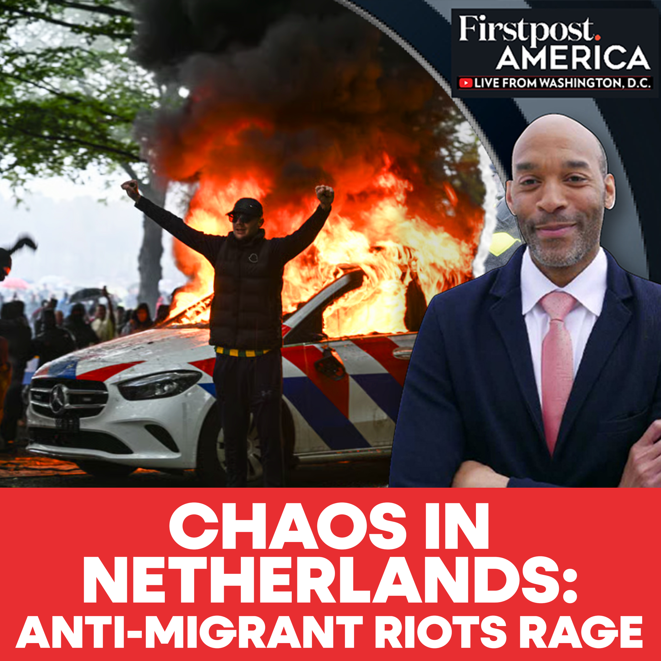Chaos In Netherlands: Anti-Migrant Riots Rage | Firstpost America | N18G