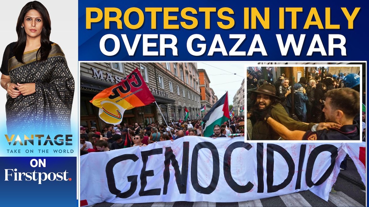 Italy erupts in protests over Gaza, nationwide strikes halt transport ...