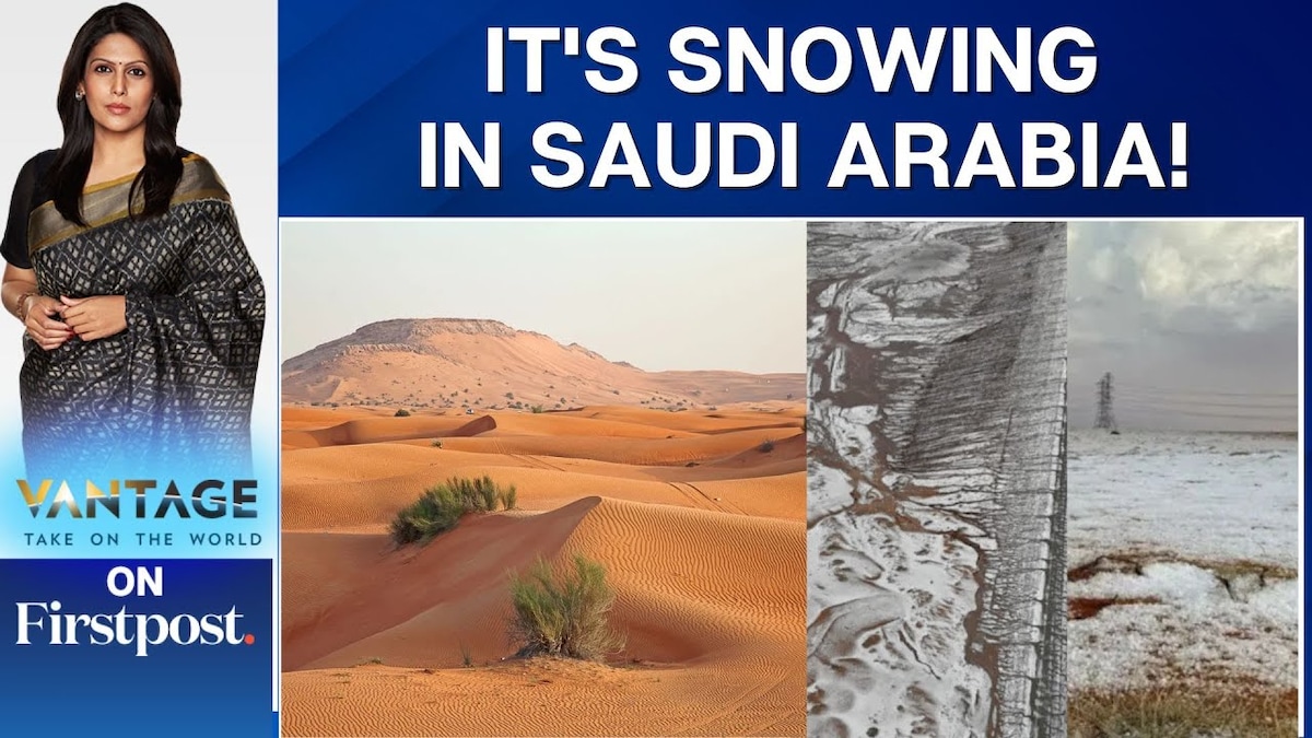 Saudi Arabian Deserts Blanketed By Snowfall In A Historical First ...