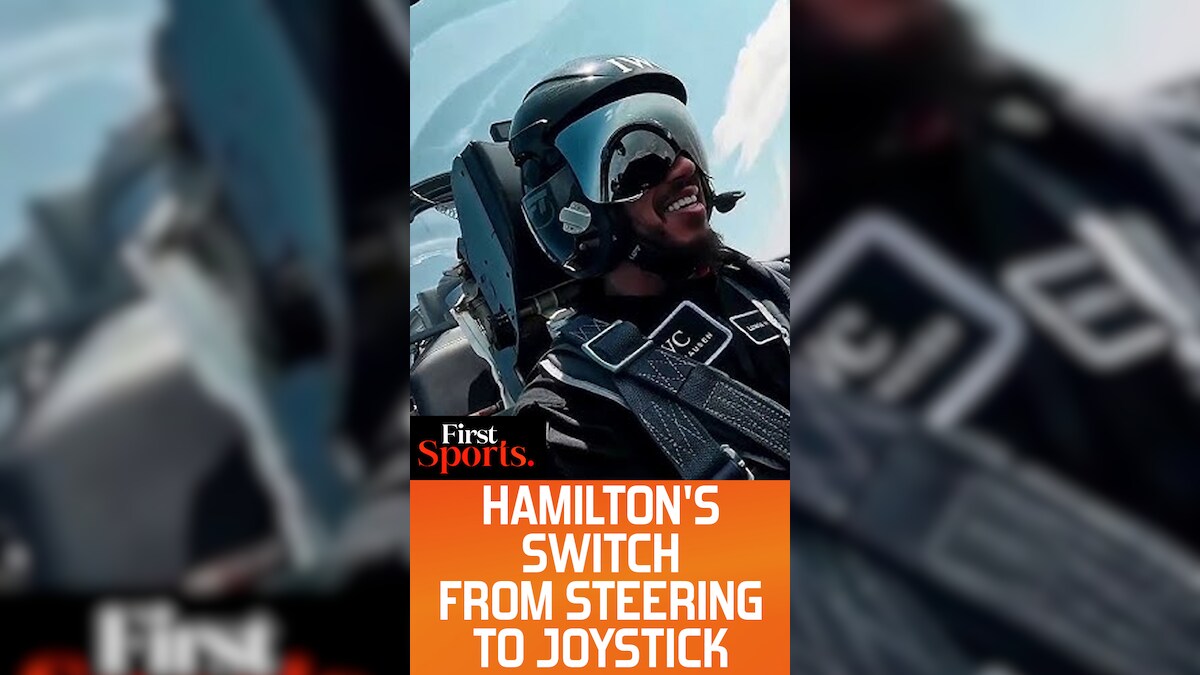 Hamilton Switches From Steering To Joystick, Pilots Fighter Jet | First ...