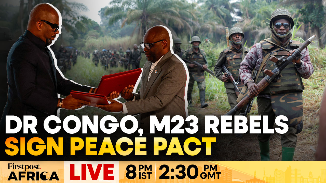 LIVE: DR Congo, M23 Rebels Sign Peace Framework In Qatar | Firstpost Africa