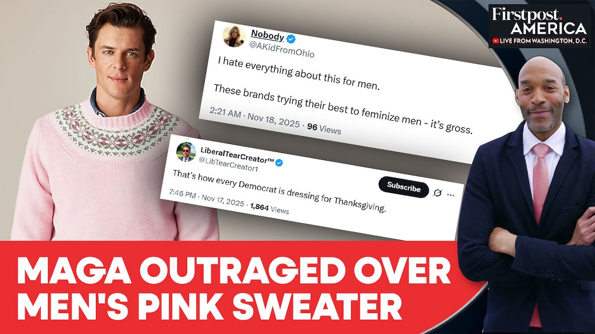 MAGA Outraged over J.Crew's $168 Pink sweater for men, Here's Why ...