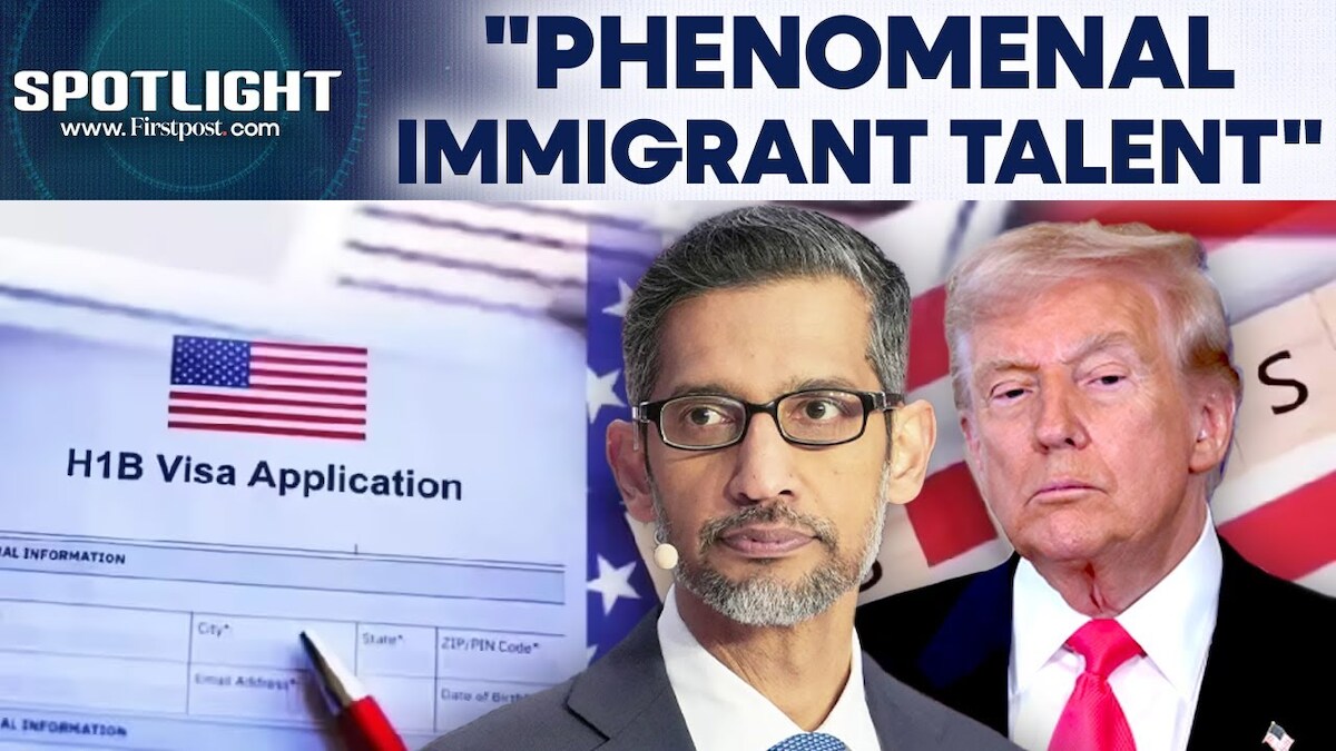 Trump's Immigration Moves Fuel H-1B Debate; Google's Pichai Defends Global Talent | Spotlight | N18G