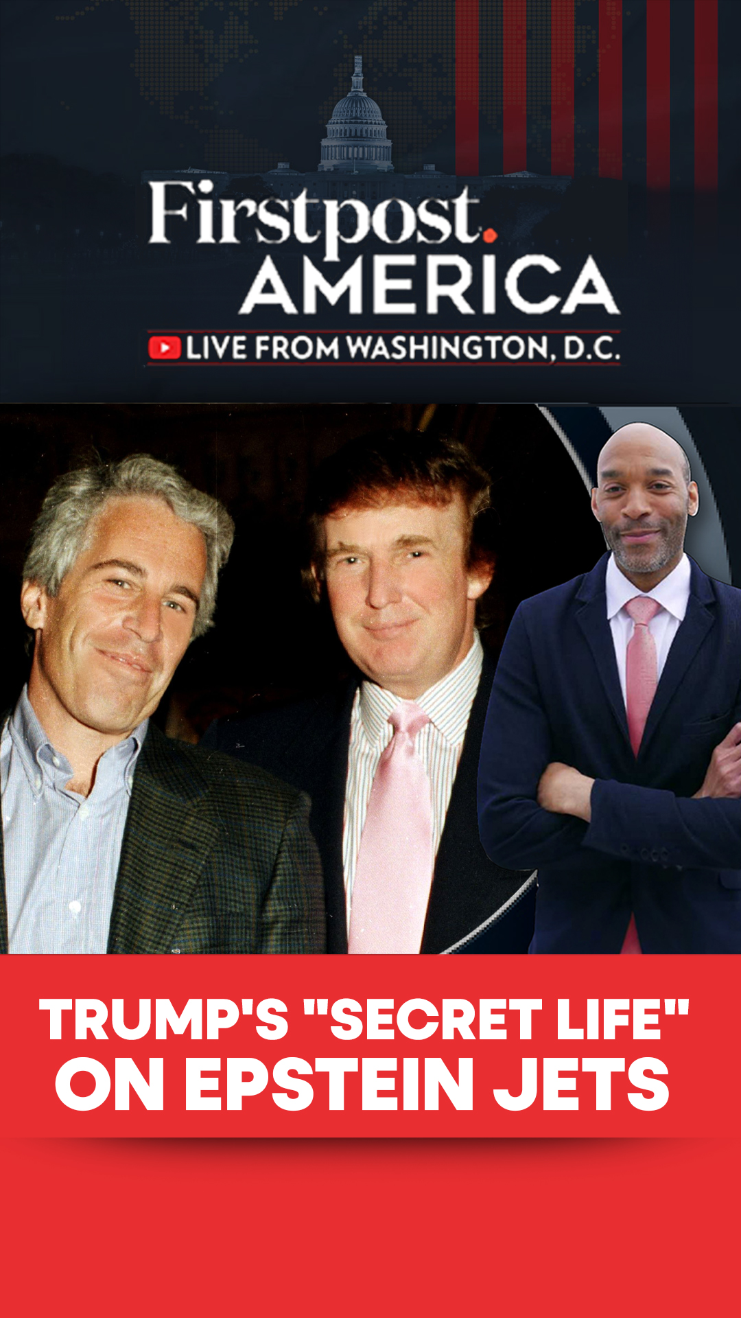 Trump's "Secret Life" On Epstein Jets | Firstpost America