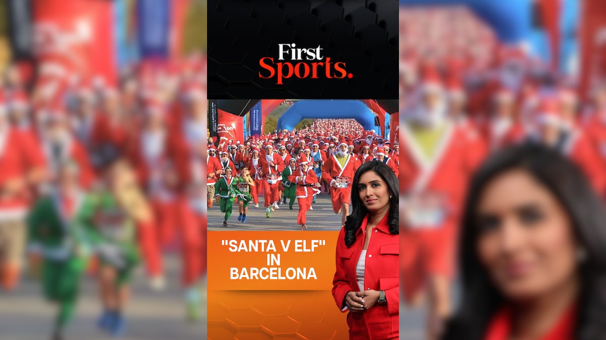 Santa V Elf: Thousands Participate In Barcelona's Unique Race | First ...